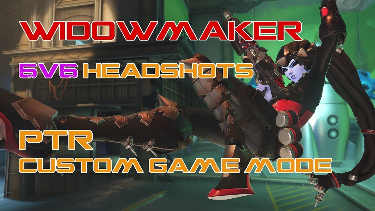 Widowmaker 6v6 PTR CUSTOM GAME MODE Highlights - YouTube