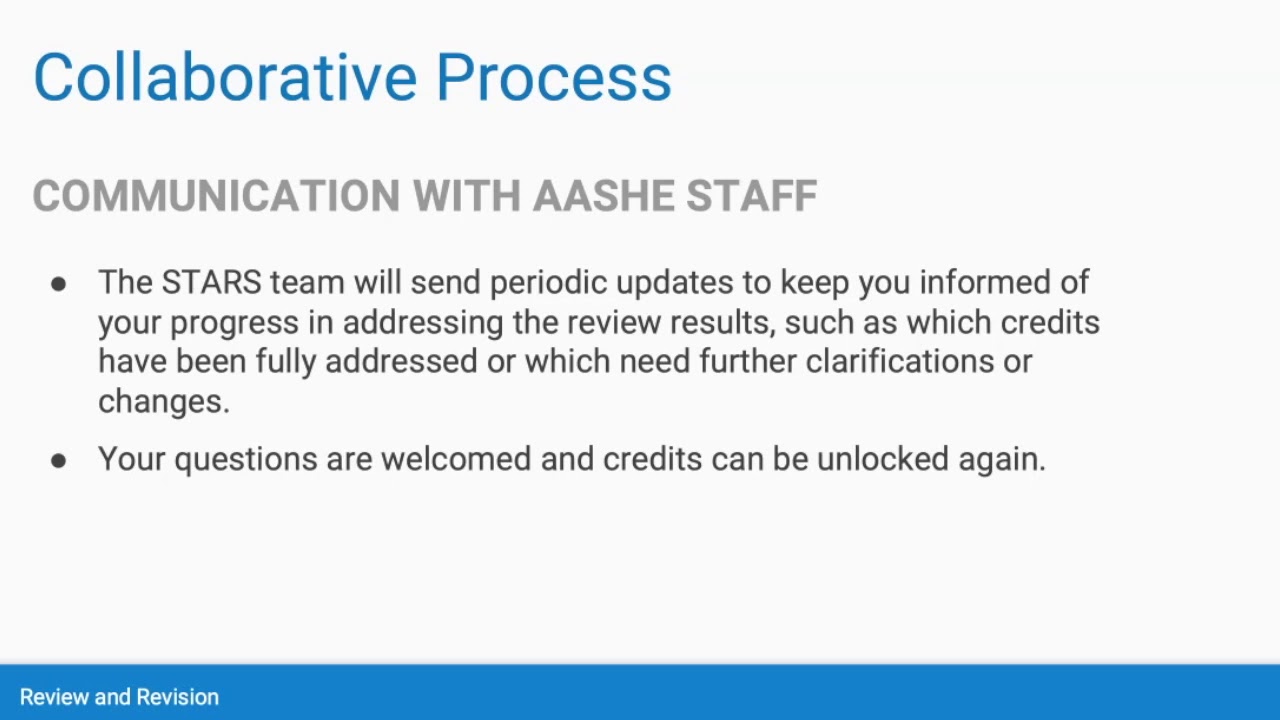 STARS Review and Revision Process - YouTube