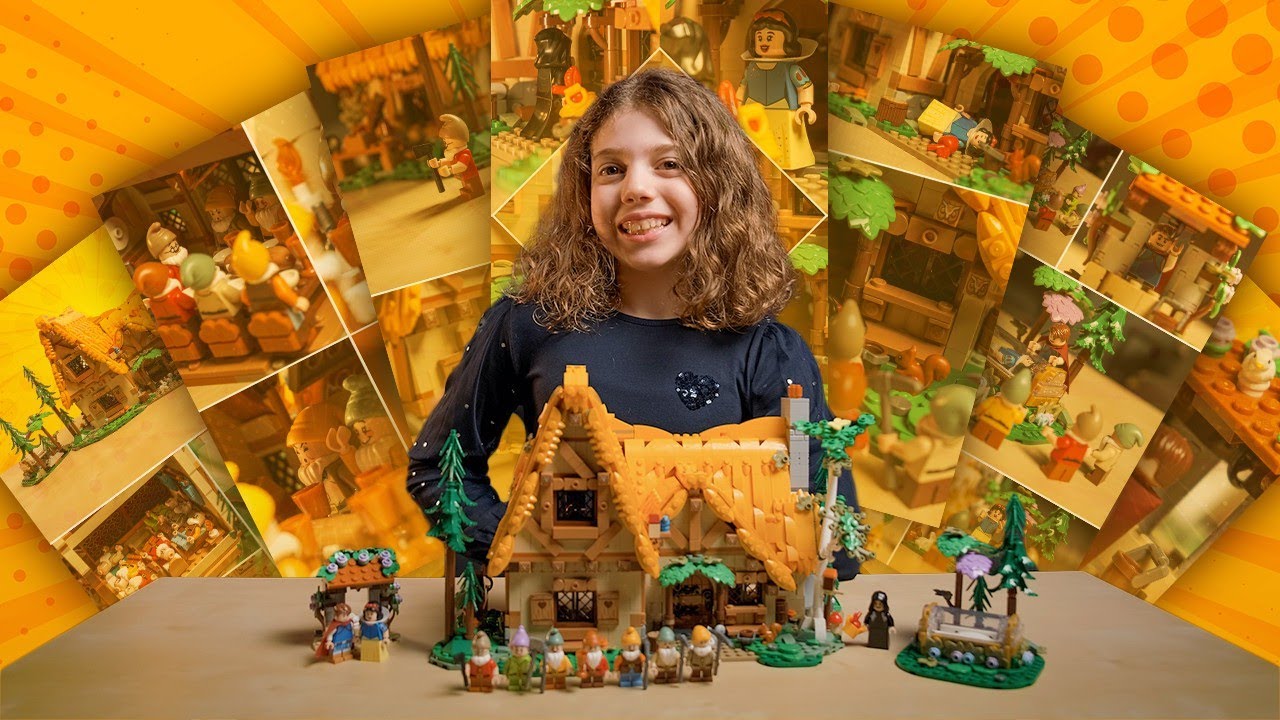 BrickTube Creator - Review LEGO Disney 43242 Albă ca Zăpada și căsuța ...