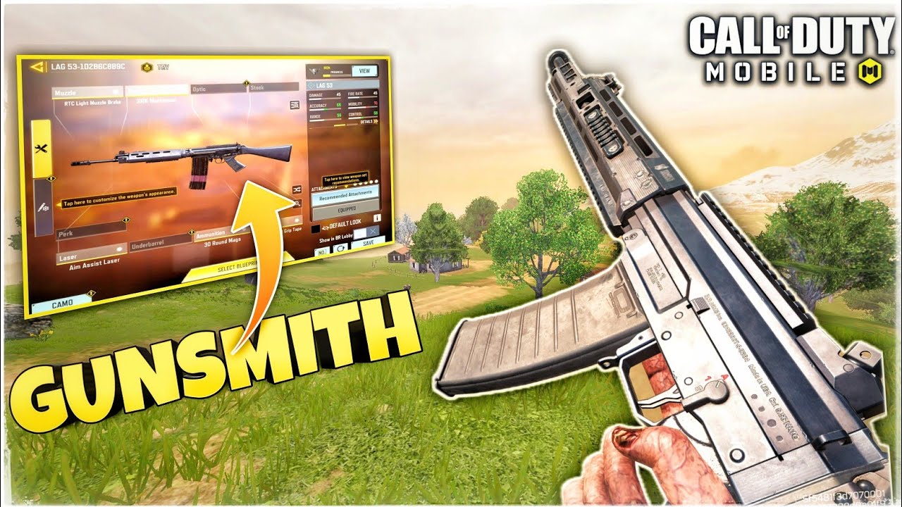 NEW LAG 53 Gunsmith In Cod Mobile SEASON 8 | Best Lag 53 Loadout CODM ...