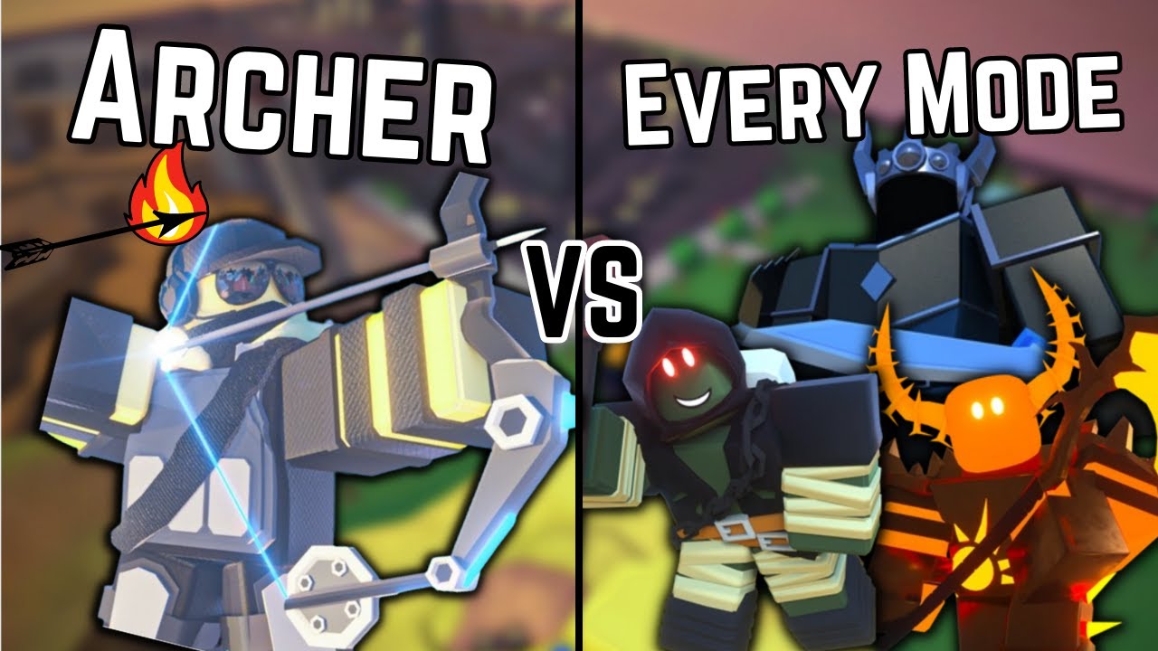 Archer vs Every Mode: how far can it go? (Tower defense simulator ...