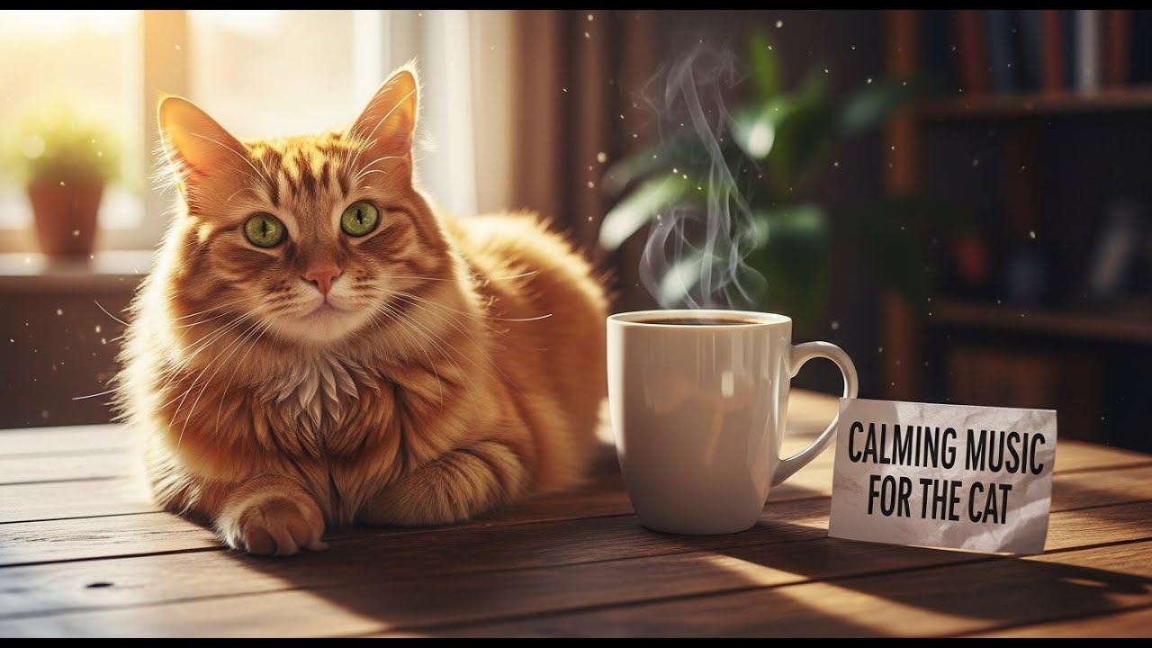 Peaceful Cat Music 🐾 Ease Anxiety, Support Rest, and Encourage ...