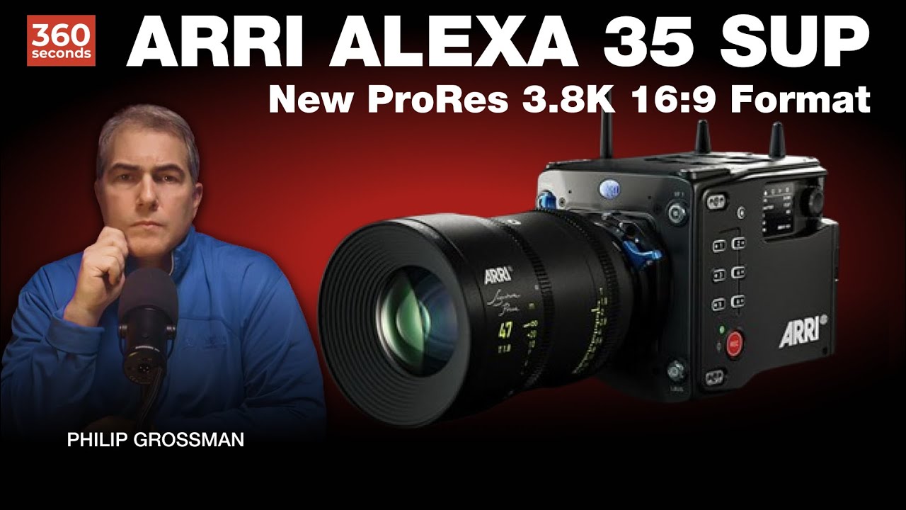 ARRI ALEXA 35 SUP 1.3.0: New ProRes 3.8K 16:9 Format - YouTube