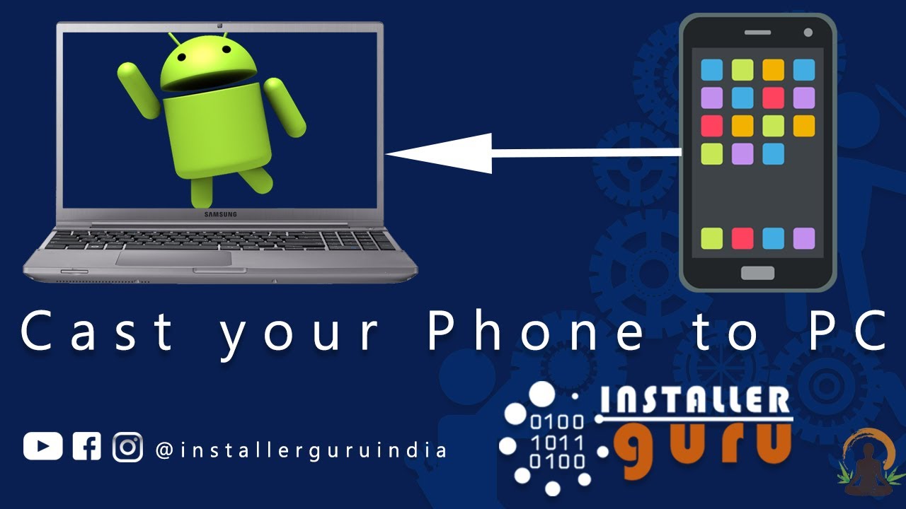 Cast your phone to PC without any third party tool - YouTube