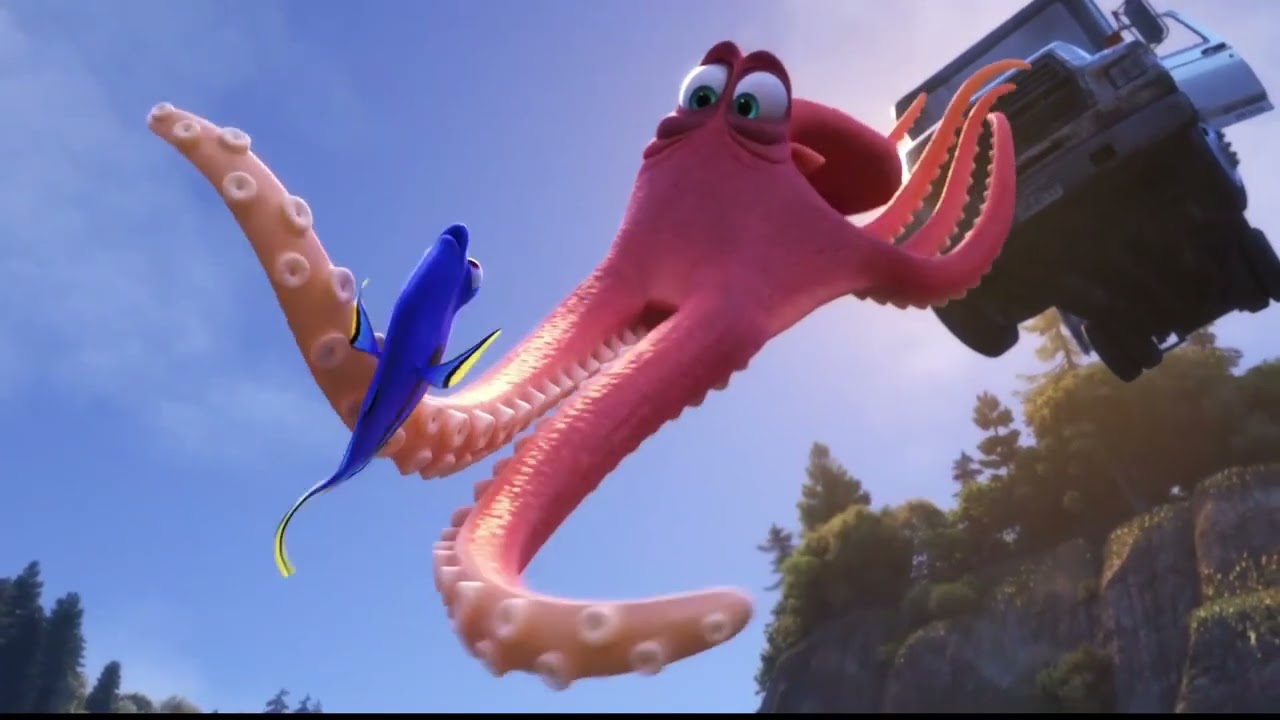 Finding Dory Epic Truck Falling Scene with Normal Speed - YouTube
