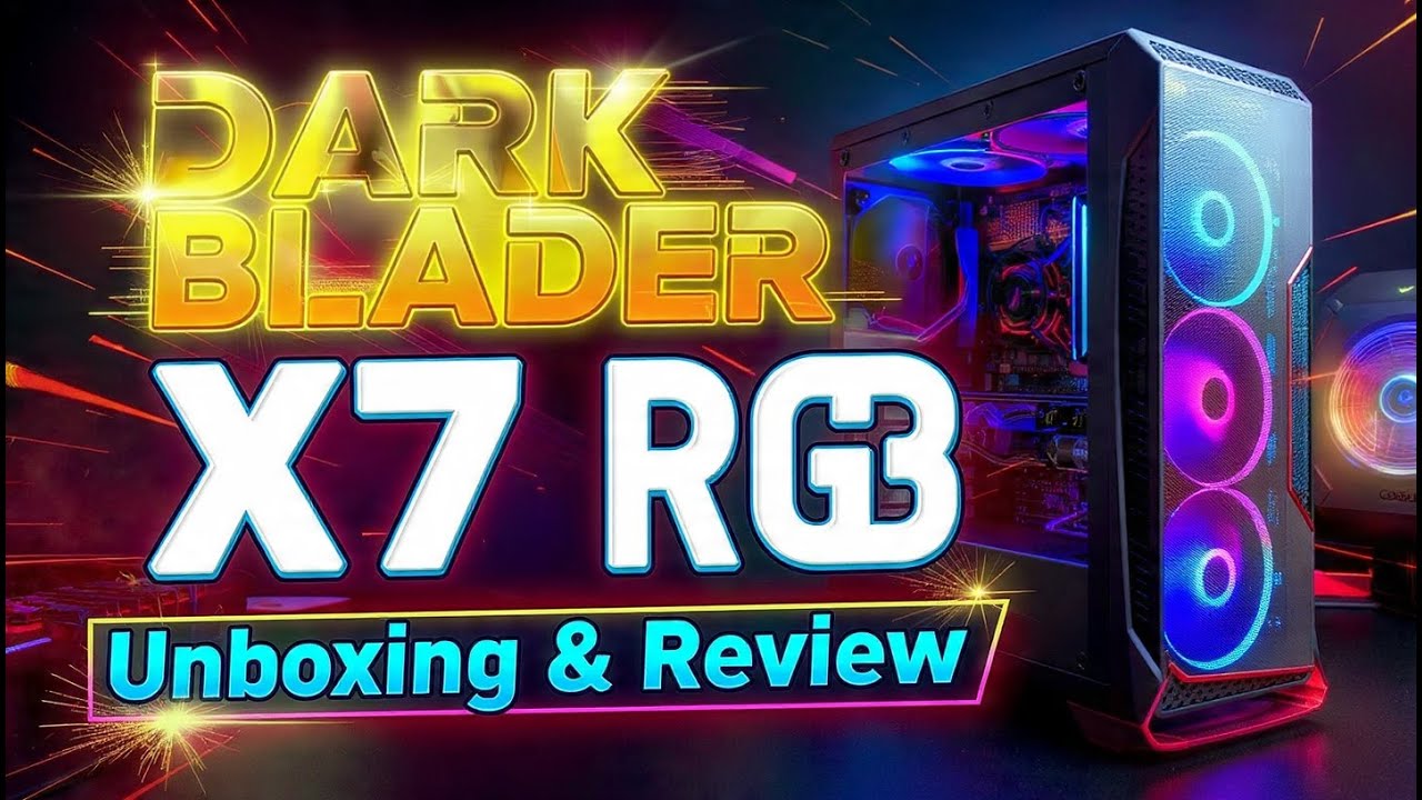 ever seen a translucent gaming pc case ? COUGAR DARK BLADER X7 ...