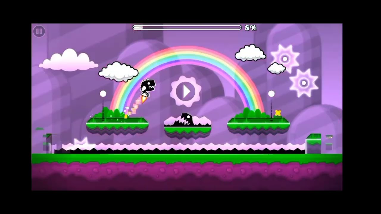 Прохожу уровни FINGERDASH и GEOMETRIKAL DOMINATOR в Geometry Dash - YouTube