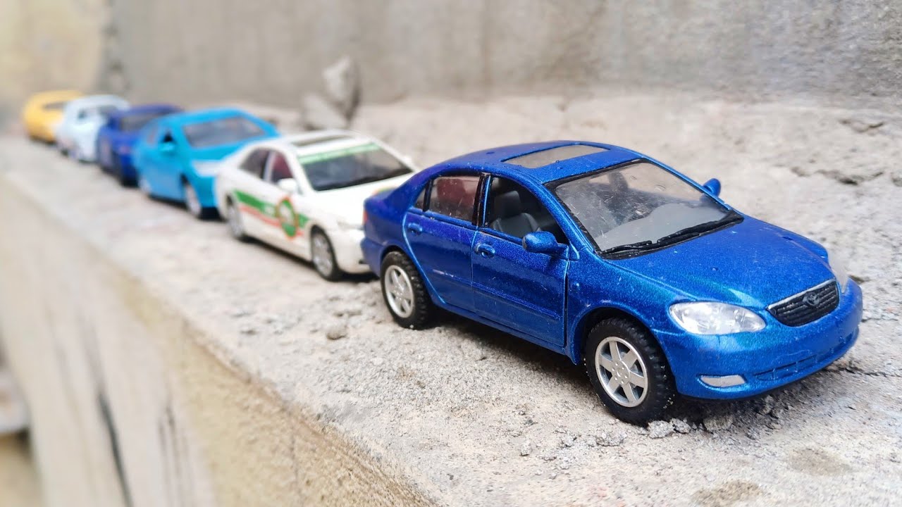 Various Matel Cars Toy Driving With Hand - YouTube