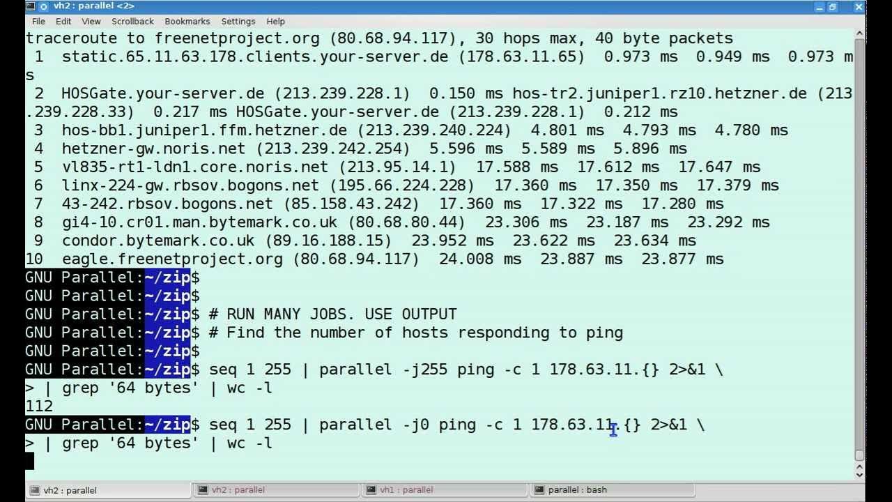 GNU Parallel script processing and execution - YouTube