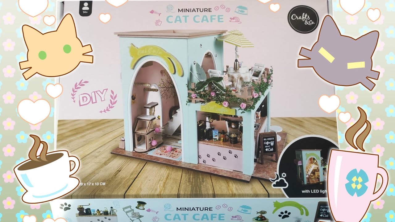 CAT CAFÈ unboxing! 😻 Un Kit DIY allucinante!!!🙀 - YouTube