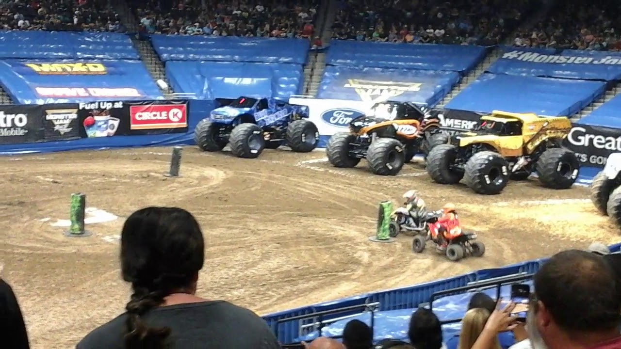 Monster Jam Jacksonville 2019 Show 1 ATV Racing Finals Part 2 - YouTube