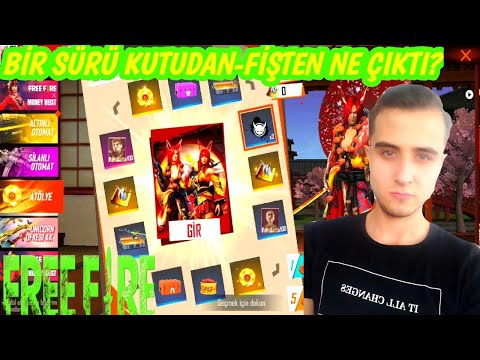 30 Silah kutusu ve 40 Fiş çevirdik! | Free Fire