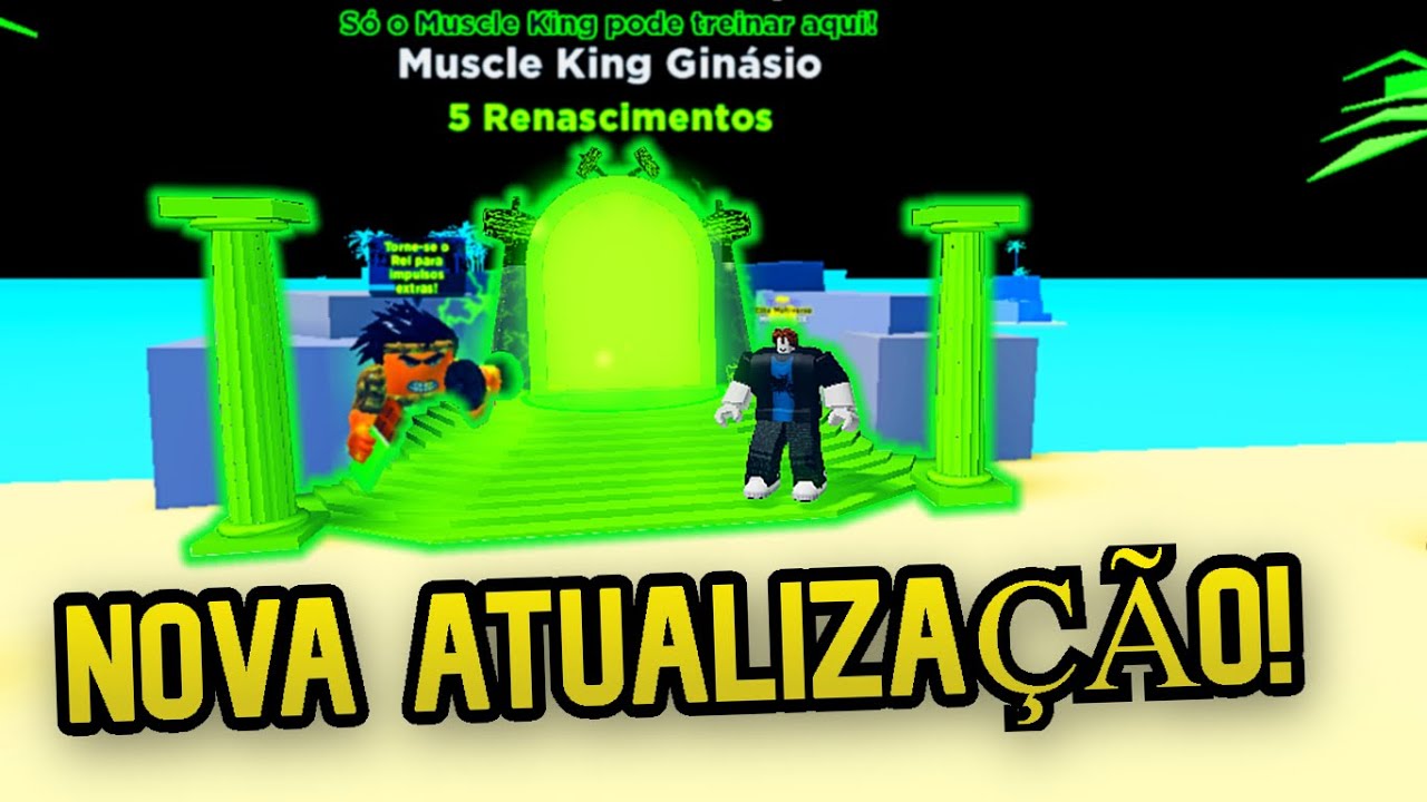 TUDO SOBRE A NOVA ATUALIZAÇÃO DO MUSCLE LEGENDS (roblox)! - YouTube