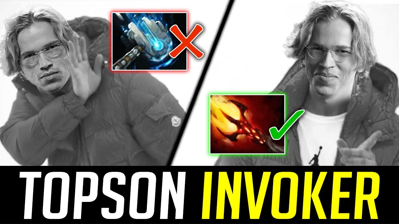 Topson INVOKER -- Goodbye MemeHammer, Hello DAGON - RIP pubs DOTA 2 ...