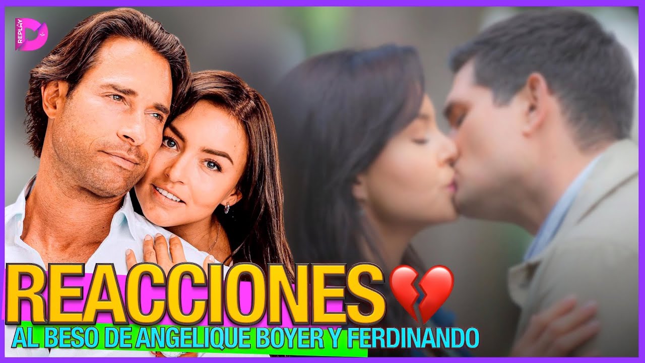 Así fue la reacción de Sebastian Rulli al beso de Angelique Boyer con ...
