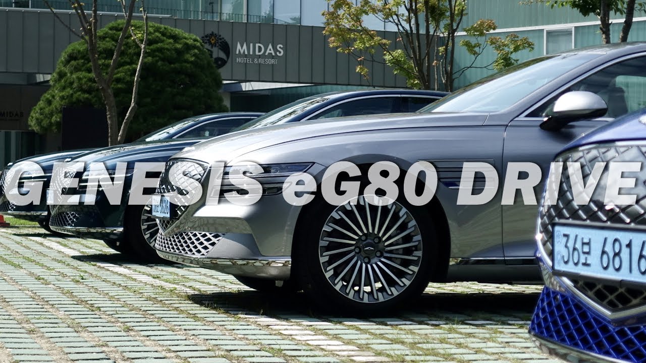 이게 제네시스 첫 전기차다!! G80 전기차 주행 시승기, Genesis eG80 AWD Drive - YouTube