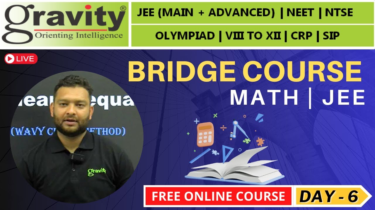 Bridge Course For Class 11th: Math | Basic Mathematics | Day-6 | JEE | Gravity Classes - YouTube