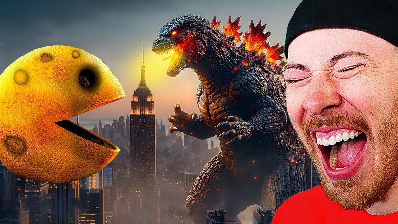 Godzilla Vs Pac-Man - YouTube