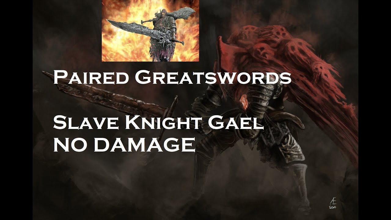 (DS3) Slave Knight Gael No Damage - YouTube