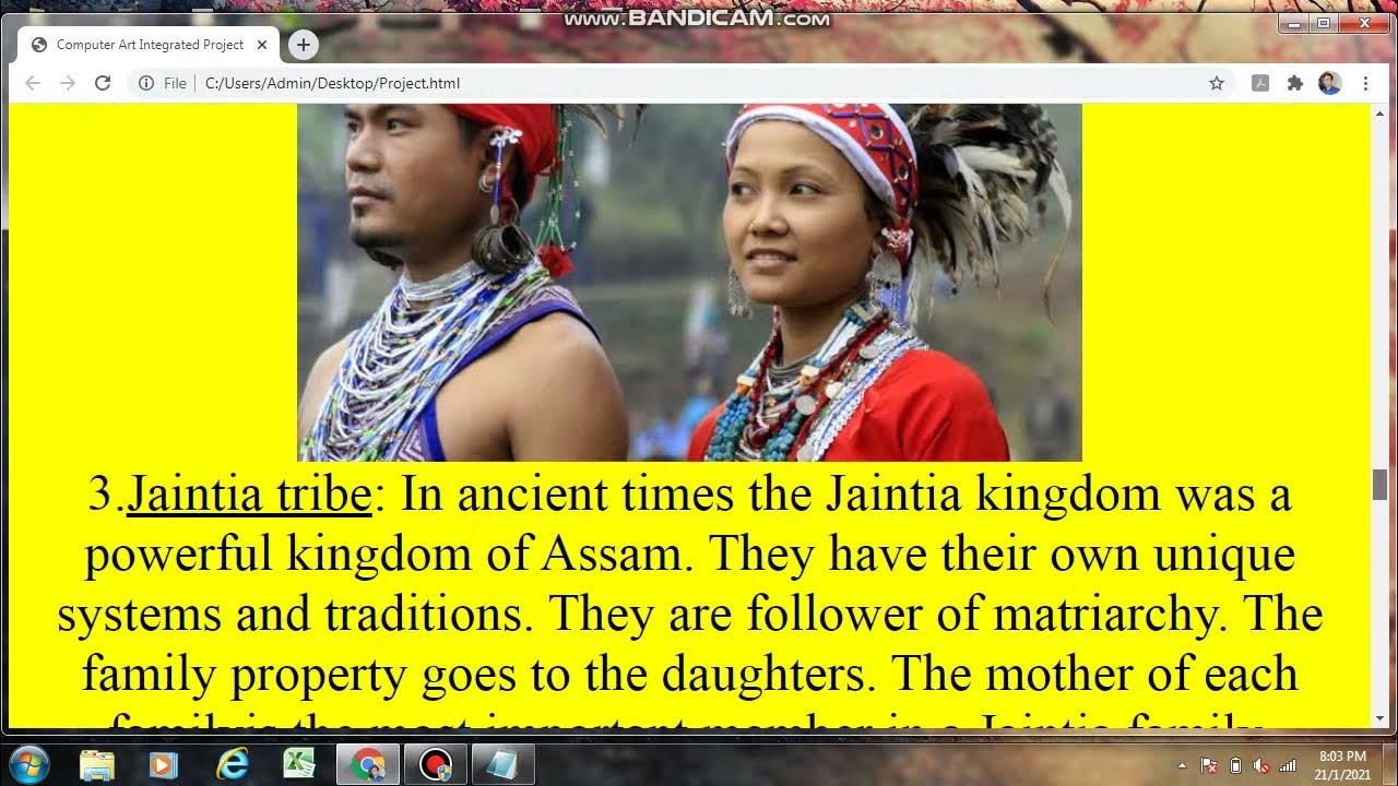 Computer Art Integrated Project Class 8 HTML (CBSE) - YouTube