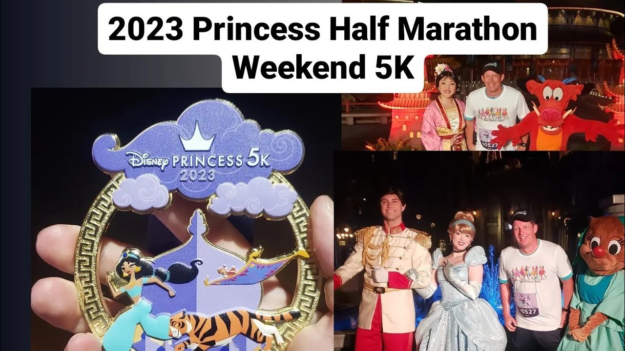 Princess Half Marathon Weekend 5K - 2023 - YouTube