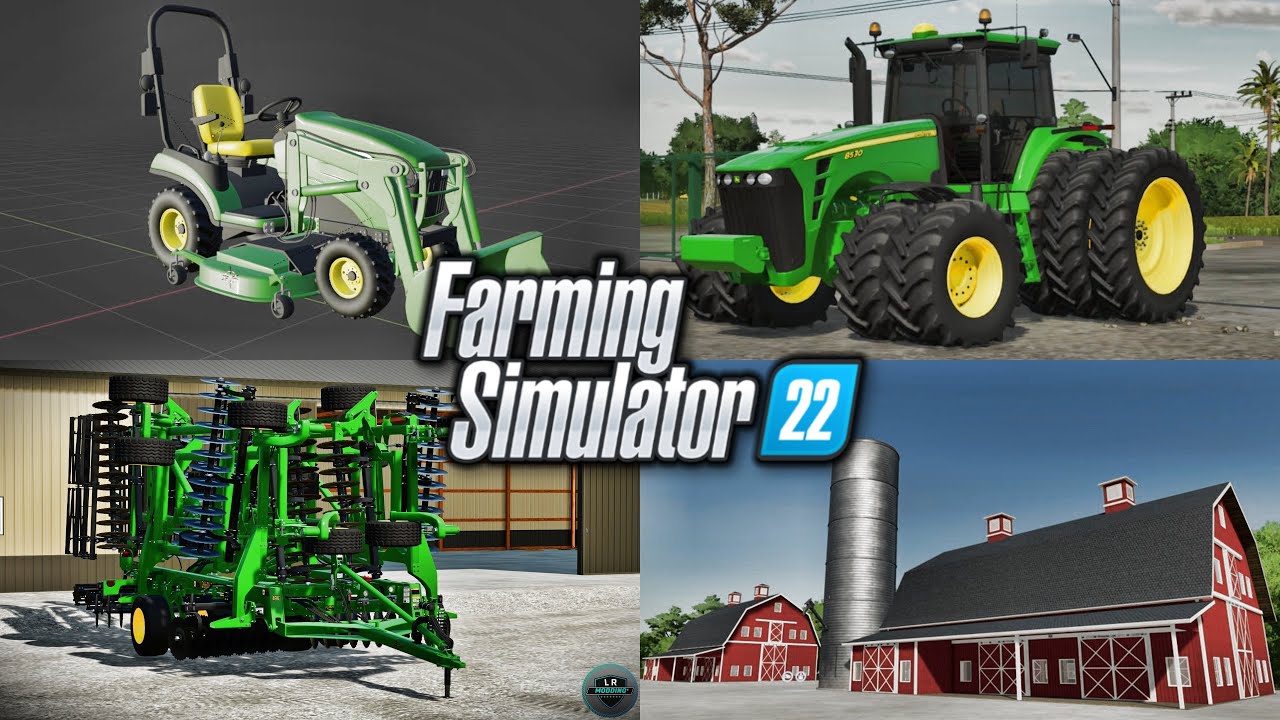 Farm Sim News! JD Utility Tractor, 8030 Tuned, American Barn, & More ...