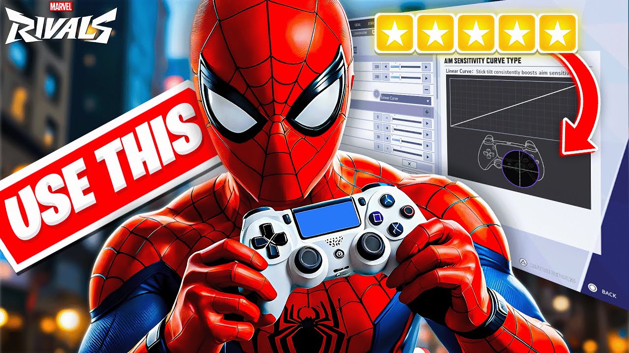 BEST CONSOLE SPIDER-MAN CONTROLLER BINDS/SETTINGS | Marvel Rivals (PS5 ...