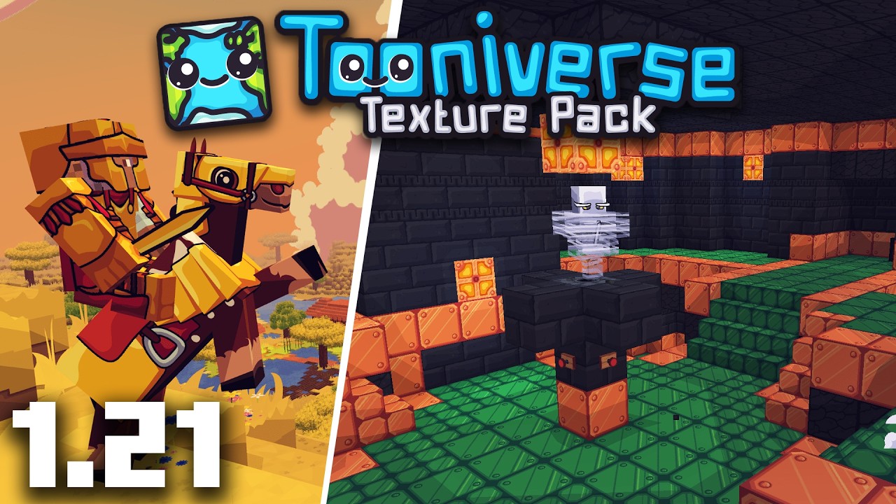 How to Download & Install Tooniverse Texture Pack for Minecraft 1.21 ...