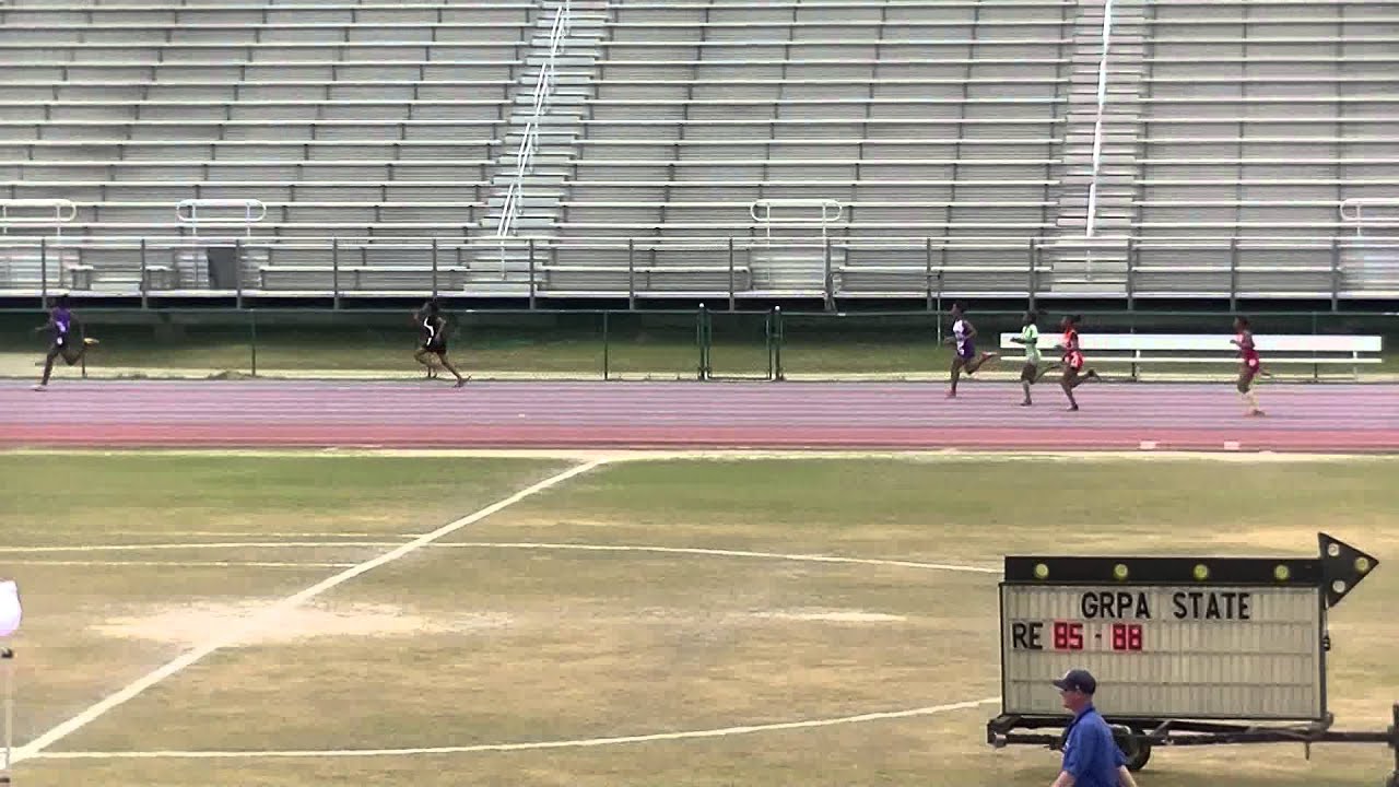 GRPA State Track Championship ShaTara Johnson 1:00.26 400m 13-14yr ...