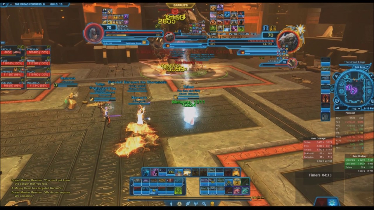 SWTOR Dread Fortress 3. boss HM navod cz (dps POV) - YouTube