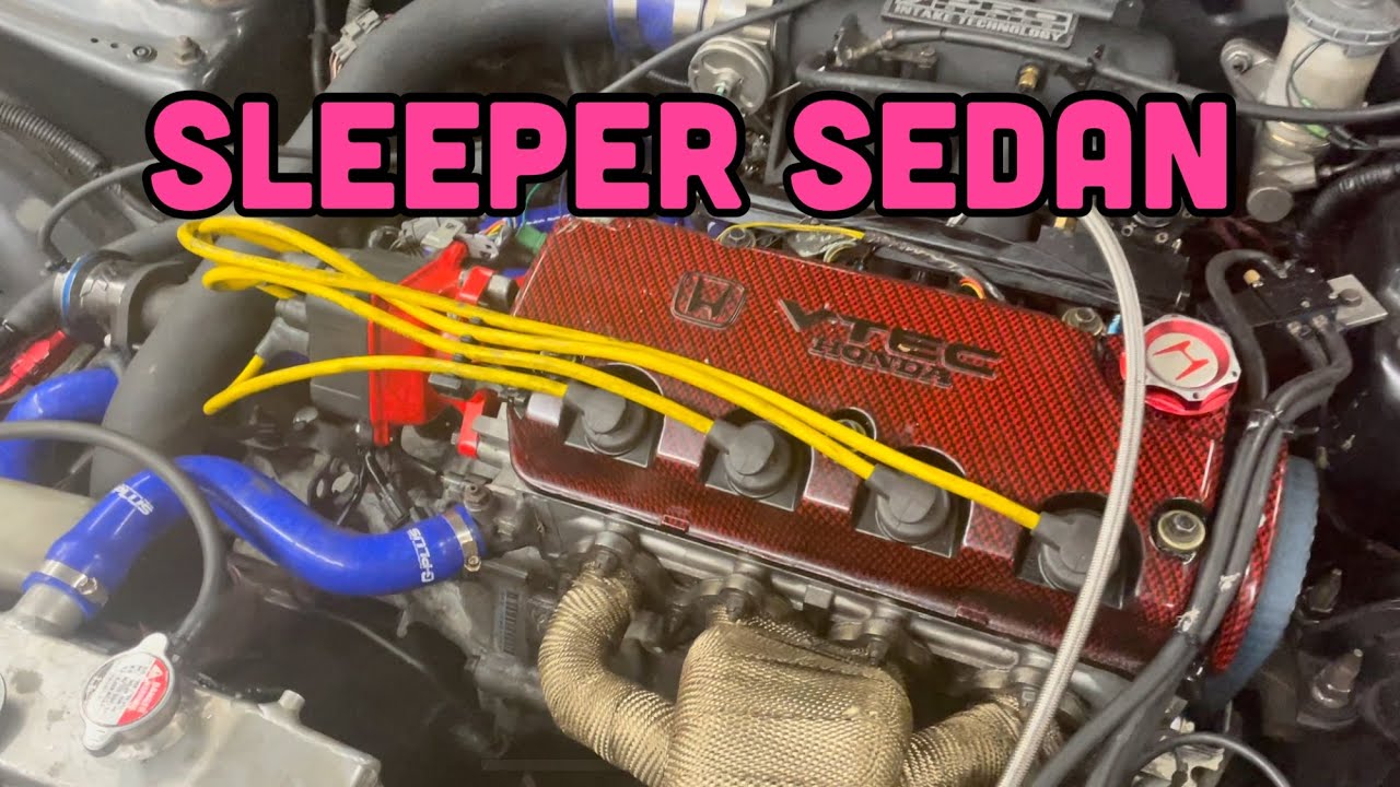 B20VTEC EK & Turbo D16 Sedan Dyno Night - YouTube