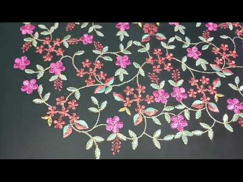 computer embroidery design work - YouTube