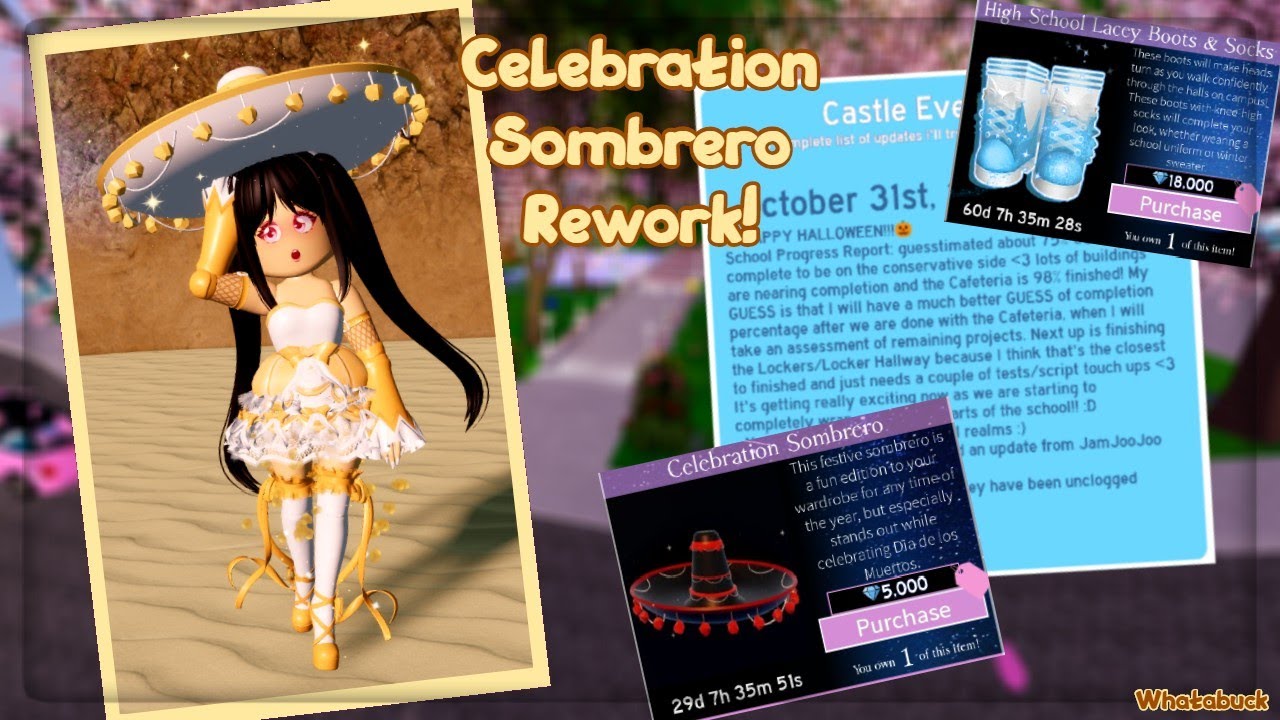 Celebration Sombrero Rework 👒 , Fall Boots on SALE 👢 , and Much More ...