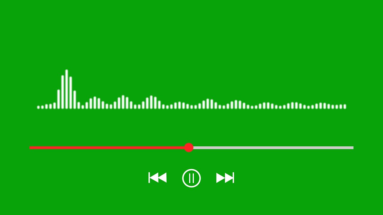 New green screen line audio spectrum | Best audio spectrum - YouTube