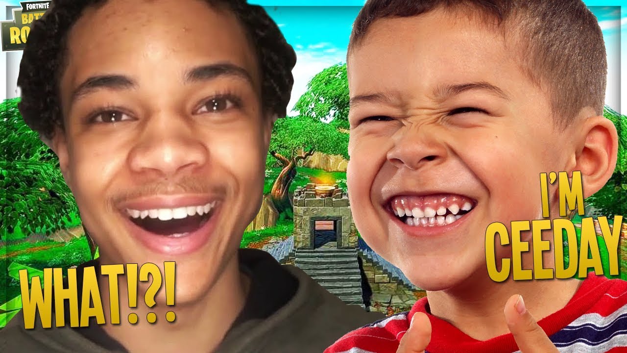 TROLLING 8 YEAR OLD KID THAT SAYS HE'S THE REAL CEEDAY on FORTNITE ...