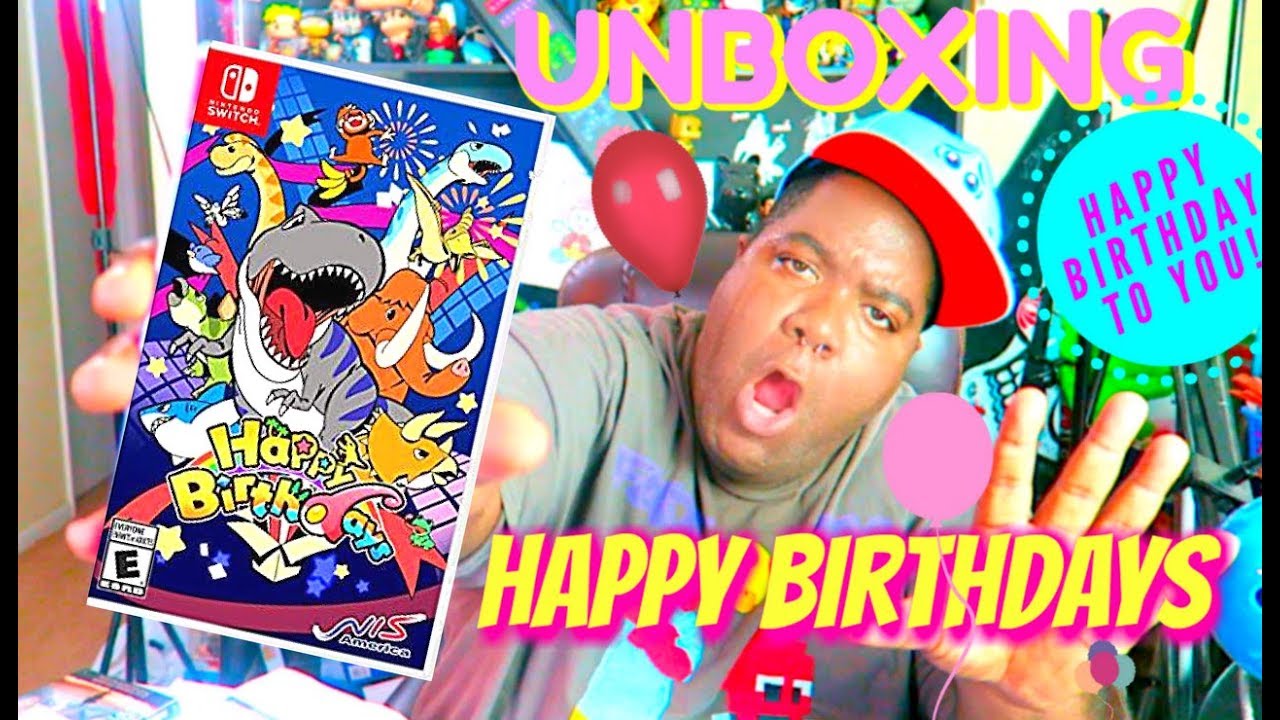 Happy Birthdays Nintendo Switch UNBOXING - YouTube