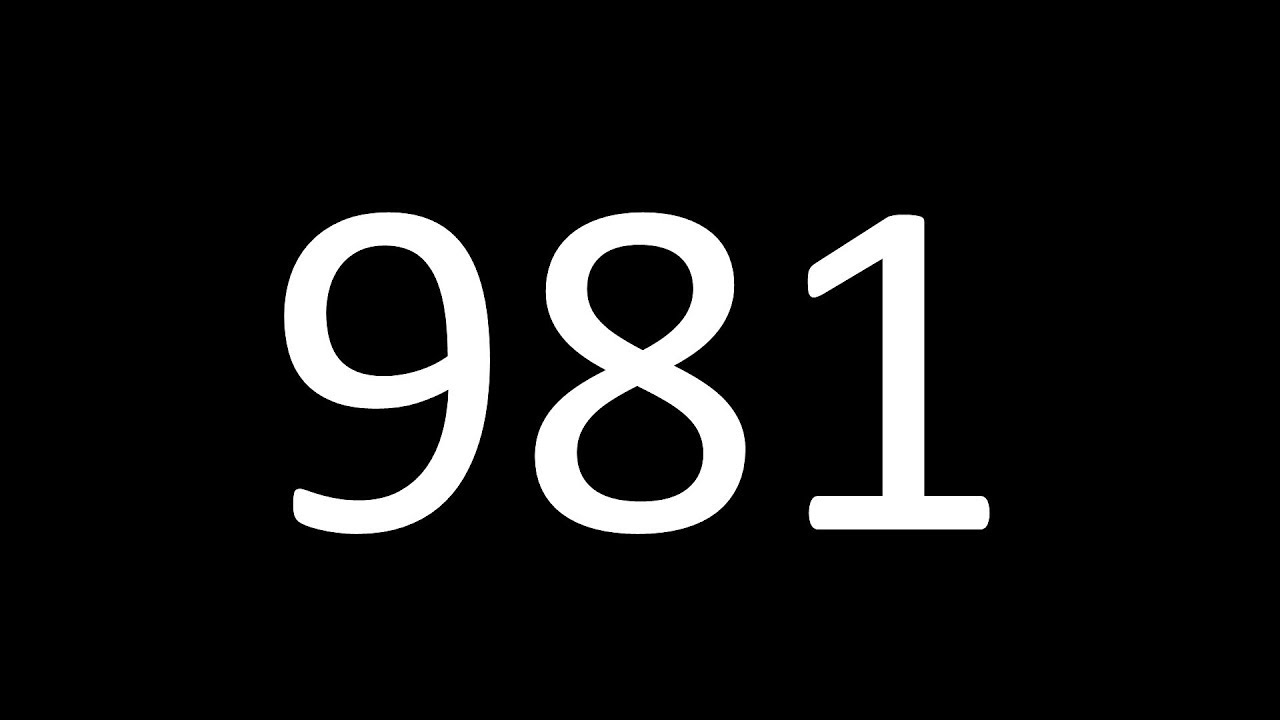 981 YouTube