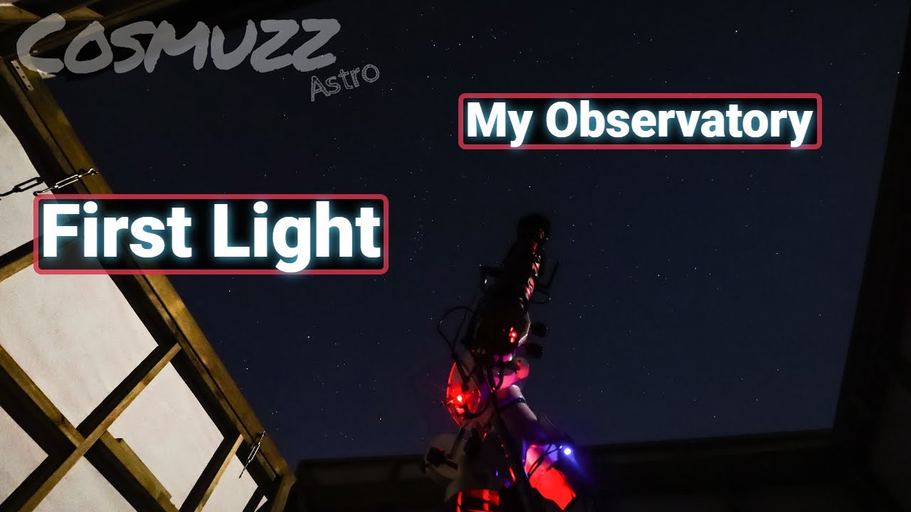 Astrophotography: First Light From My Observatory. - YouTube
