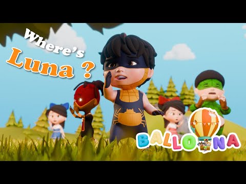 Where is Luna | Balloona Nursery Rhymes & Kids Songs - YouTube