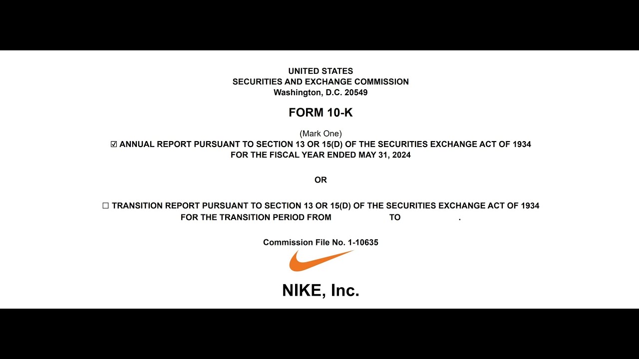 NIKE, Inc. - Ticker Symbol NKE - Deep Dive 2024 - YouTube
