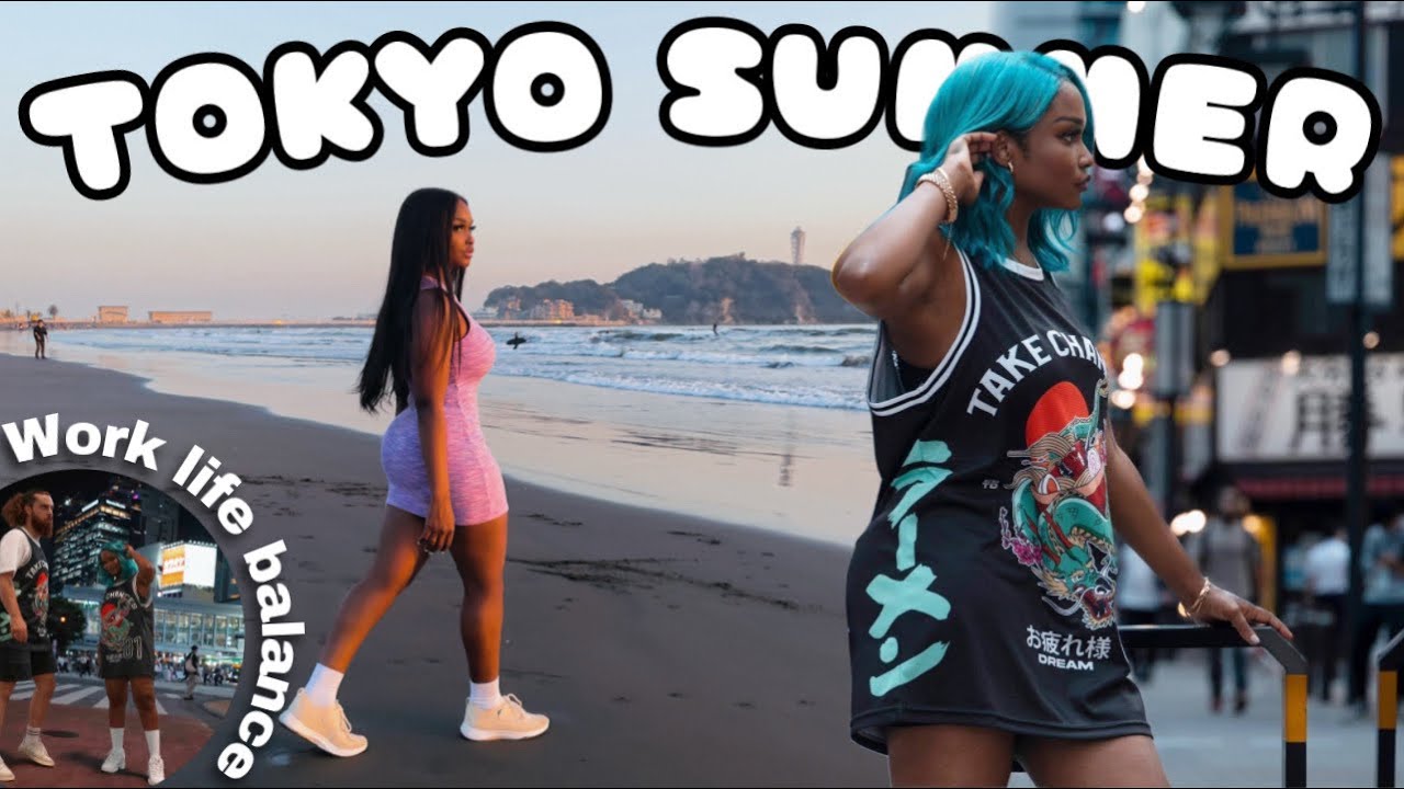 SUMMER IN TOKYO JAPAN | Work life balance weekend SHIBUYA and ENOSHIMA ...