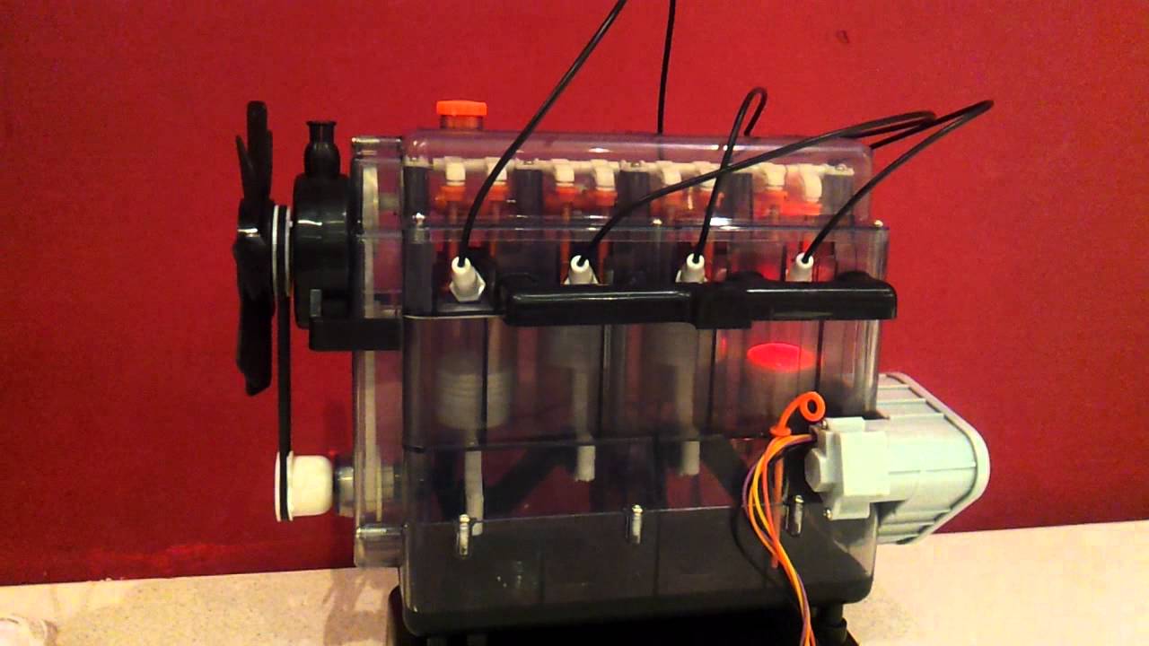 Airfix combustion engine - YouTube