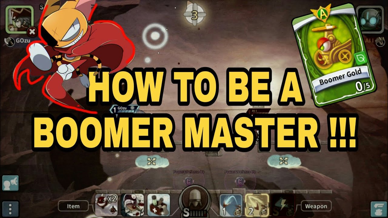 SUPER SKY SHOT WITH BOOMER ?? 99,99% EASY !!! GunboundM Tutorial How to ...