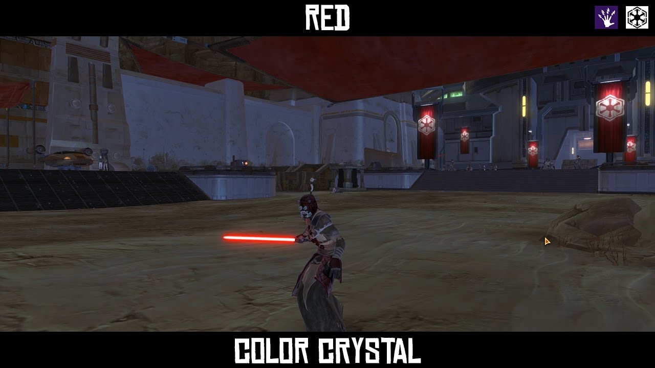 SWTOR Red Color Crystal Demo - Bloom Enabled | Classic Color Crystal ...