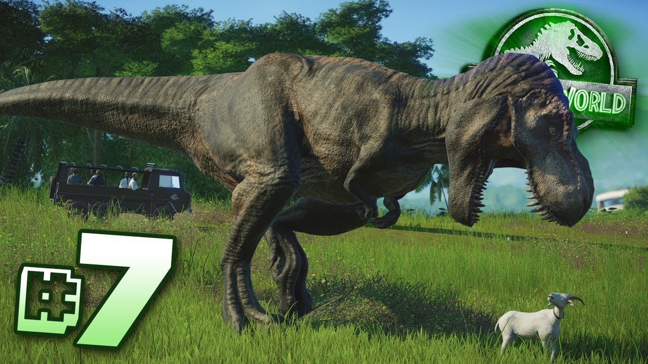 T.Rex and the Safari Tour!!! - Jurassic World Evolution - Claire's ...