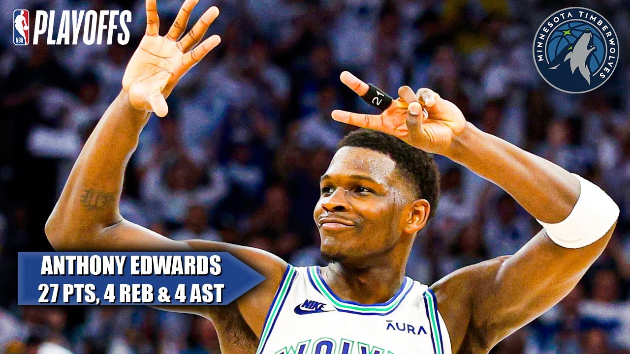 ANTHONY EDWARDS LEADS TIMBERWOLVES TO THEIR FIRST GAME 7 IN 20 YEARS 😱 ...