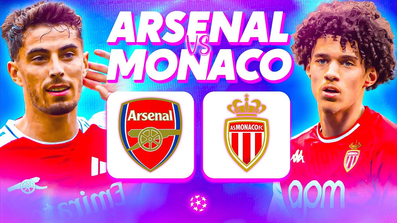 🔴 ARSENAL 3-0 MONACO 🔴 DUR POUR MONACO ! CHAMPIONS LEAGUE 2024-2025 LDC ...