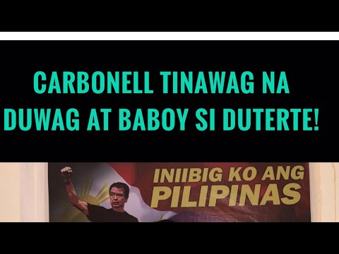 DUTERTE DUWAG NA BABOY PA!