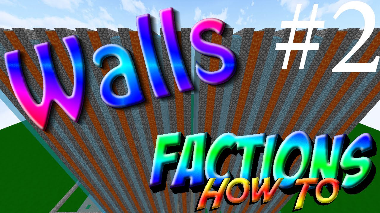 GENNING WALLS!!!! Minecraft Factions How To w/ TheProVidz - YouTube