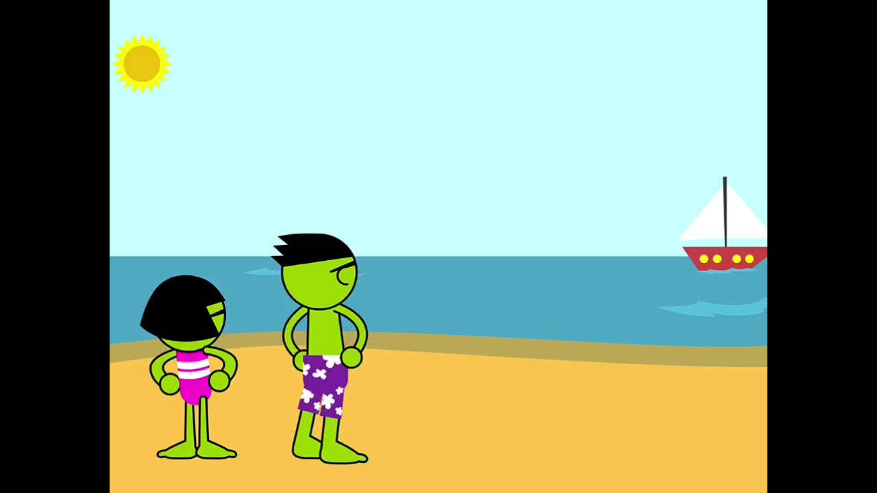 PBS Kids Comic: Beach Run - YouTube